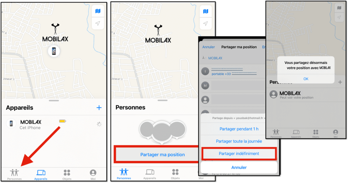 Localiser mon iPhone gratuitement via iCloud localisation...